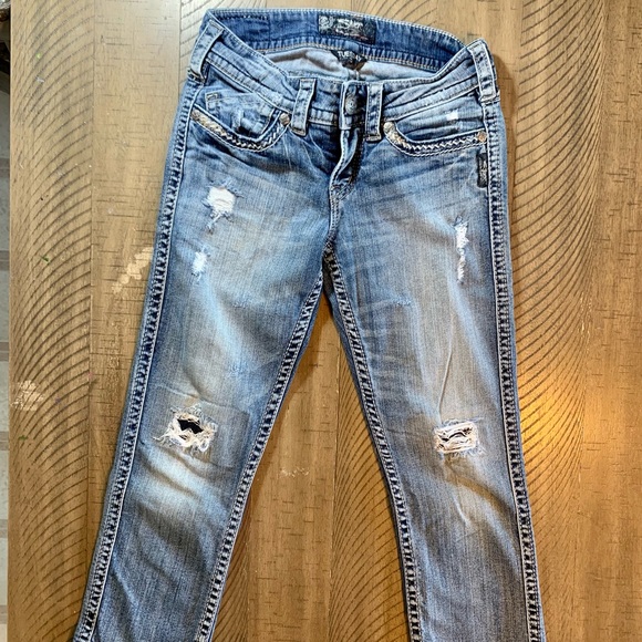 Silver Jeans | Jeans | Silver Jeans Co Tuesday Capris Sz 25 Inseam 22 ...